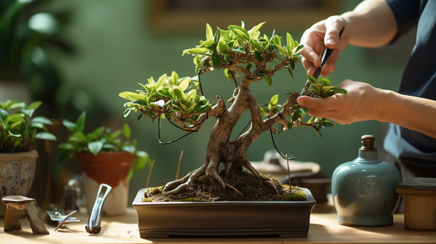 Ficus Ginseng Als Bonsai Pflege Und Schneiden