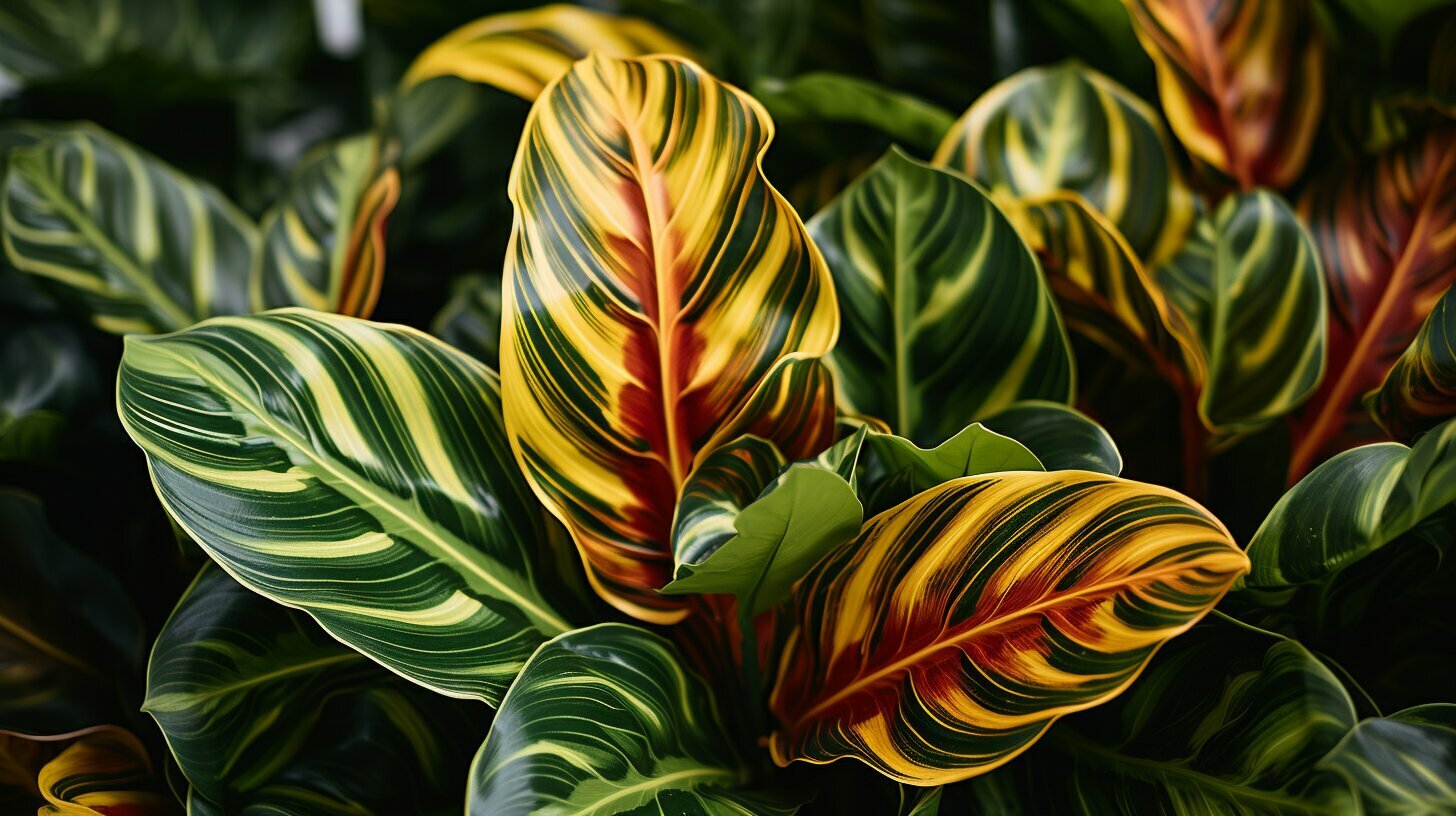 Entdeckt die exotische Schönheit der Calathea lutea